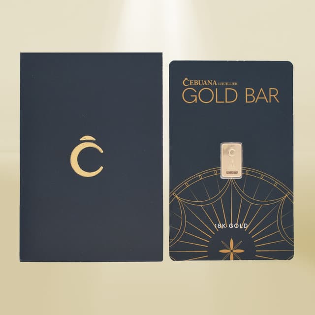 18K 1 Gram, Cebuana Lhuillier Gold Bar - C Logo | Cebuana Lhuillier Jewelry