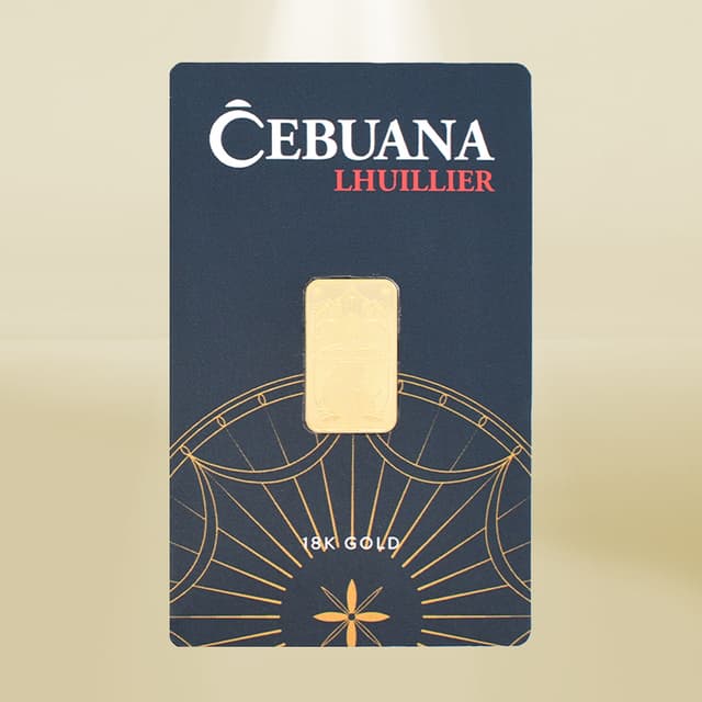 18K 5 Grams, Cebuana Lhuillier Personalized Gold Bar in Reyna Juana ...